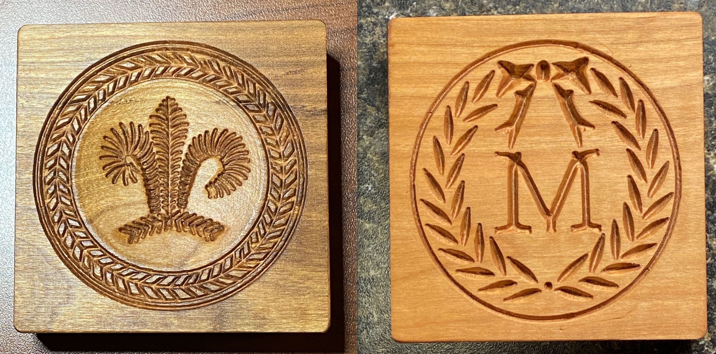 Custom Springerle Cookie Molds and Cutters – S.R. White Carving & Son